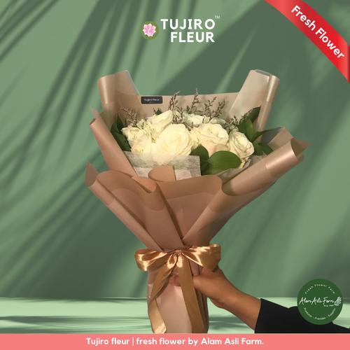 Jual 20 Tangkai Buket Bunga Mawar Segar Asli, Fresh Rose Flower Bouquet ...