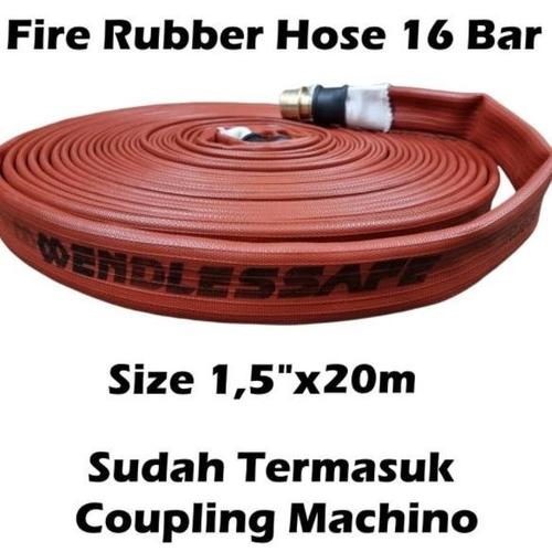 Jual FIRE HOSE RUBBER/SELANG PEMADAM HYDRANT ENDLESSAFE 1,5 Inch X 20M ...