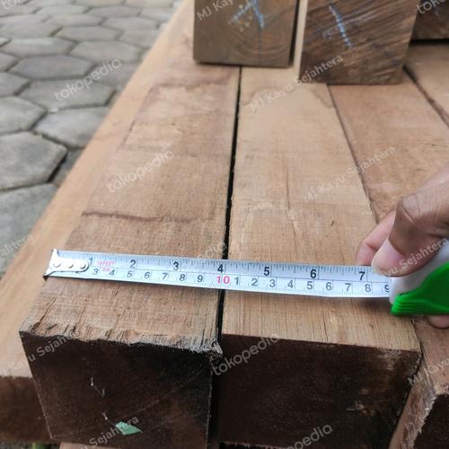 Jual Balok Kayu Tiang Pergola Bengkirai Super 10 x 10 x 500 cm - Kota ...