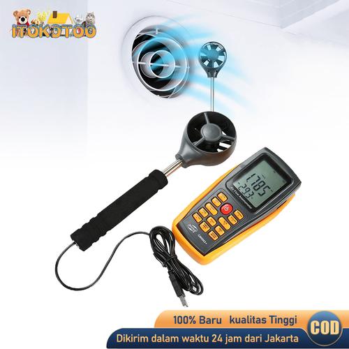 Jual Anemometer Digital With Data Logger GM8902+ Wind Speed Meter ...