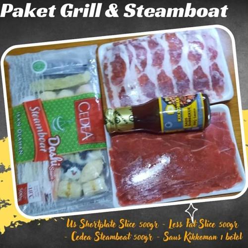 Jual PAKET GRILL BARBEQUE DAN SHABU ( STEAMBOAT ) DAGING SAPI H65464UJ ...