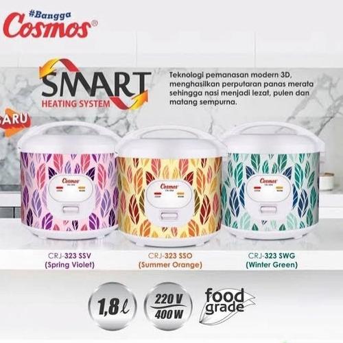 Jual MAGIC COM COSMOS RICE COOKER CRJ-323S 1.8 LITER CRJ 323S CRJ323S ...