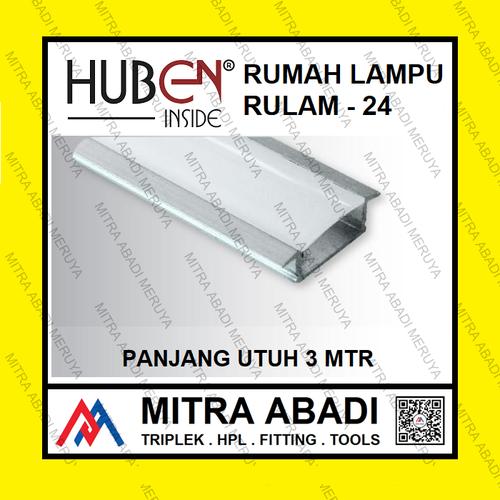 Jual Rumah Lampu HUBEN Rulam 24 List LED Strip Alumunium Aluminium ...