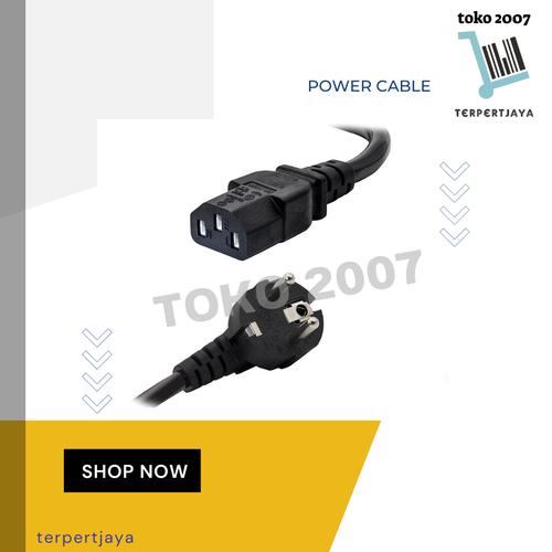 Jual KABEL POWER CPU / KABEL POWER PC / KABEL POWER NOTEBOOK 3 LUBANG ...