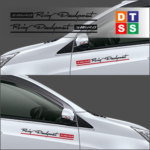 Jual Sticker Aksesoris Pintu Mobil Daihatsu Sigra Racing Development ...
