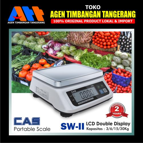 Jual Cas SW-II LCD Double Display 3kg 6kg 15kg 30kg Timbangan Meja Digital - Kap. 30kg/1g - Kab ...