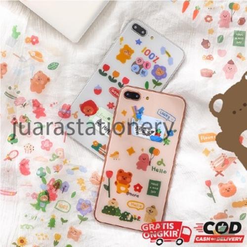 Jual 1390 - 3lembar Sticker Stiker Lucu Kartun Beruang Dekorasi Buku ...