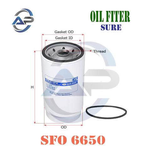 Jual SURE SFO 6650 SFO6650 SFO-6650 OIL FILTER 87803261 4897898 2992242 ...
