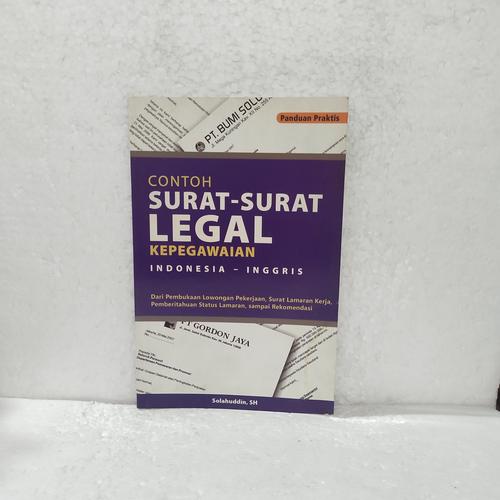 Jual Contoh Surat Surat Legal KEPEGAWAIAN - Jakarta Pusat - Toko ...