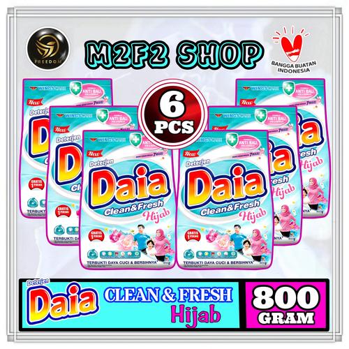 Jual Daia Hijab Detergent Bubuk Clean & Fresh - 800 gr (Harga 6 Pcs) - Jakarta Pusat - M2F2 Shop ...