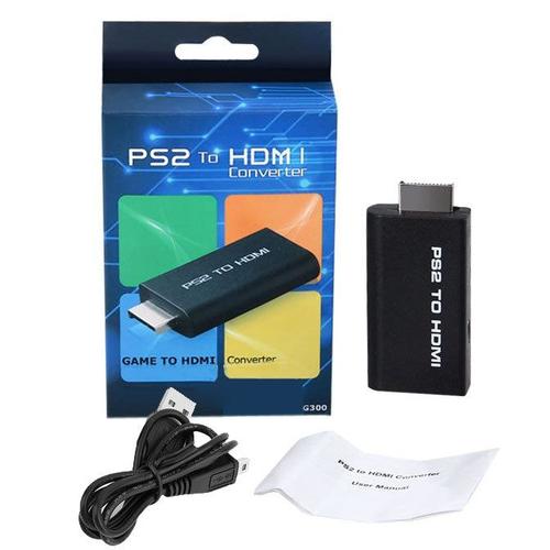 Jual PS2 to HDMI Audio Video AV Adapter Converter 3.5mm Audio Output ...