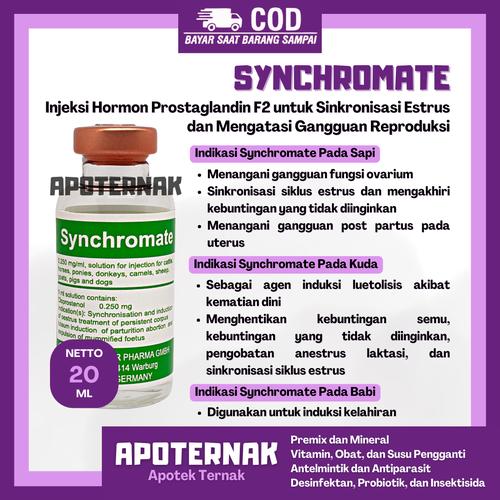 Jual SYNCHROMATE Hormon PGF2 utk Sinkronisasi Estrus & Gangguan ...