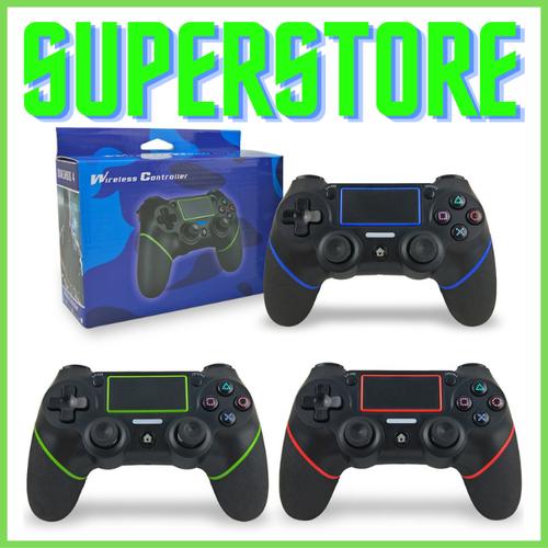 Jual Stik PS4 Wireless Controller 4.0 Fourth Generation - Black+Blue ...