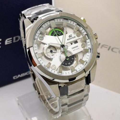 Jual Jam Tangan Pria Casio EDIFICE EFR-540D-7A EFR-540 White Silver ...