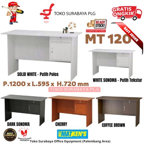 Jual PAKET Meja Kantor Meja Komputer Meja Kerja Matkens MT 120 (DLM DUS) - 1 unit - Kota ...