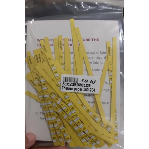 Jual Thermo Paper 160-204 C / Temperature Testing Strips - Jakarta ...