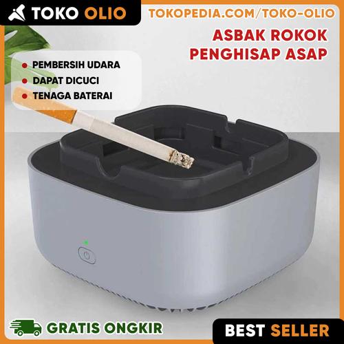 Jual Asbak Penghisap Asap Rokok Filter Udara Air Purifier Ashtray ...
