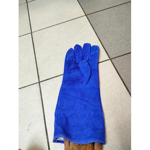 Jual Sarung Tangan Safety Glove LAS BIRU Tebal - Jakarta Barat - Toko ...