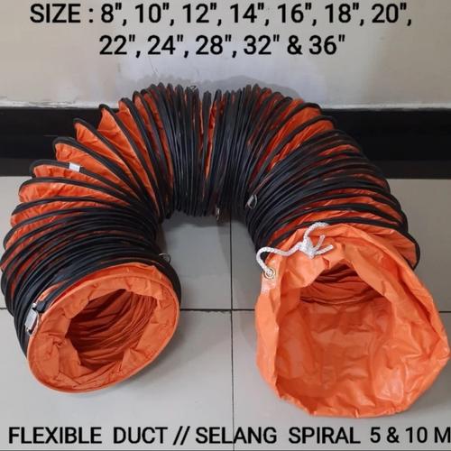 Jual Flexible Duct 12 inch 10 meter, selang ducting - Jakarta Barat ...