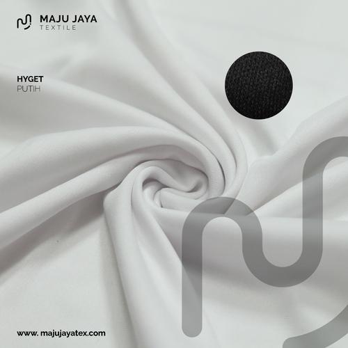 Jual Kain Hyget 45" Putih MAJU JAYA TEXTILE Bahan Kaos - Kota Surakarta ...