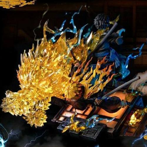 Jual Niren Studio Zenitsu vs Kaigaku by KIMETSU NO YAIBA FIGURE STATUE ...