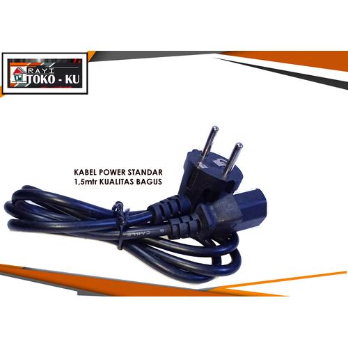 Jual KABEL POWER HITAM STANDAR CPU/COMPUTER-MONITOR-ADAPTOR 1,5 METER ...