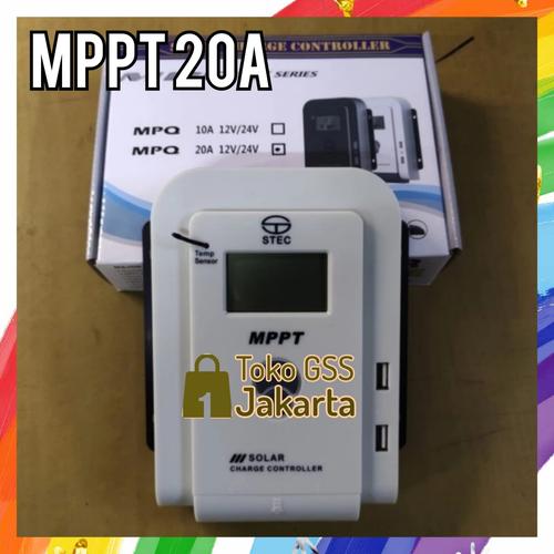 Jual MPPT 20A Solar Charge controller 12V 24V 20 A SCC Panel Surya ...