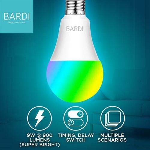 Promo BARDI Smart LIGHT BULB RGB+WW 9W Wifi Wireless IoT For Home ...