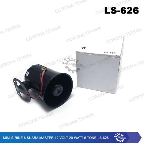 Jual Mini Sirine 6 Suara MASTER 12 Volt 20 Watt 6 Tone - Jakarta Barat ...