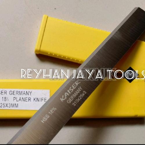 Jual mata pisau serut kayu 310x25x3 mm HSS KAISER pisau sugu jointer tajam - Jakarta Utara ...