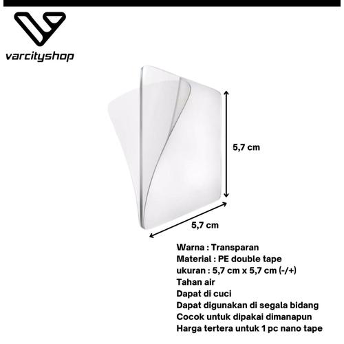 Jual DOUBLE TAPE PAPAN KOTAK / DOUBLE SIDE TAPE PEREKAT DINDING - (4 ...