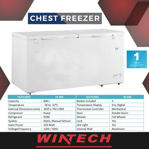 Jual Kulkas Frizer Daging Friser Chest Freezer SF-600 FREE ONGKIR ...