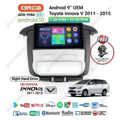 Promo Head Unit ORCA Kijang Innova Type V 2011-2015 Android Auto ...
