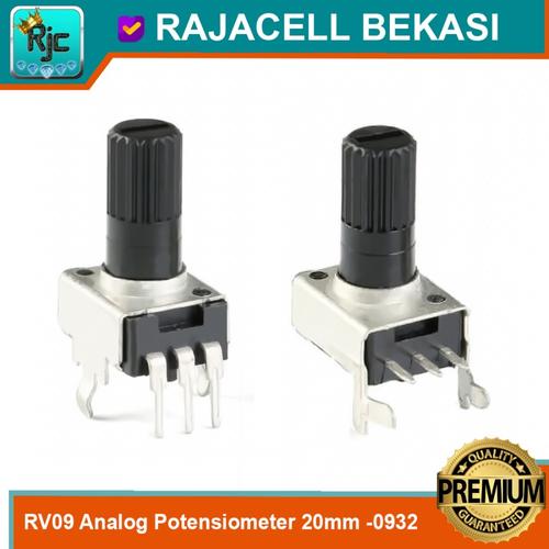Jual RV09 0932 Potensiometer Analog Potentiometer 10K 20K 50K 100K - 10K Horizontal - Kota ...