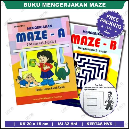 Jual Buku Mengerjakan Maze / Buku Mencari Jejak Untuk Anak TK/PAUD ...