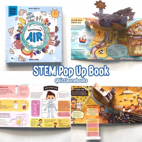 Jual STEM Pop Up Book - Air / buku pop up interaktif anak SD / buku ...