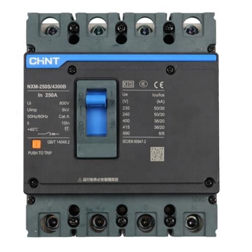Jual Chint MCCB 4Pole 500 - 630 Ampere NXM-630S / Breaker 50kA Fixed type - 500A - Jakarta Pusat ...