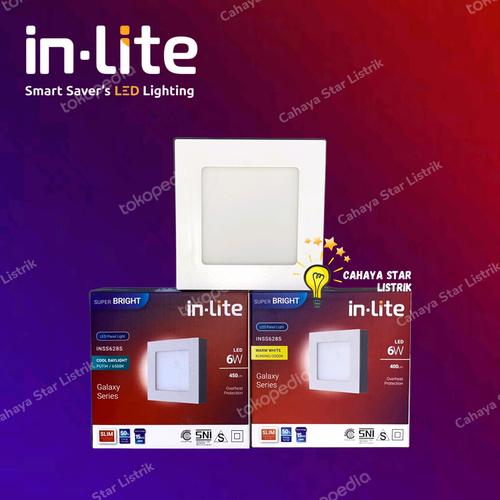 Jual Lampu Plafon INLITE INSS628S Downlight Panel Kotak Outbow INSS ...