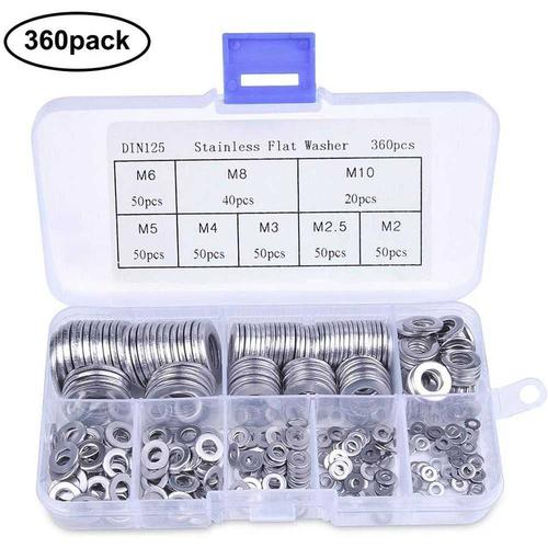 Jual Ring O Bulat Stainless Set 360 Buah Ring Plat Baut Pipih - Kota ...
