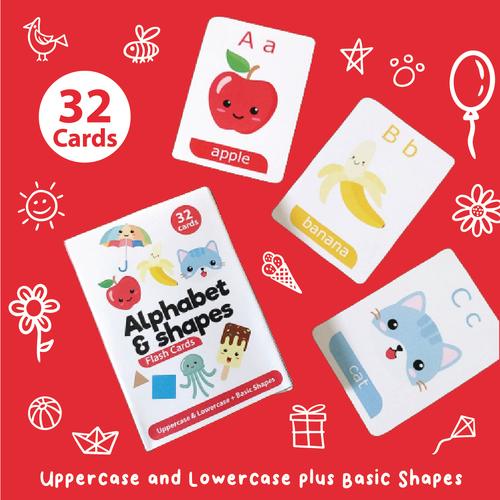 Jual Kartu Edukasi Flash Cards Anak Tema Alphabet Alfabet Huruf Abjad ...