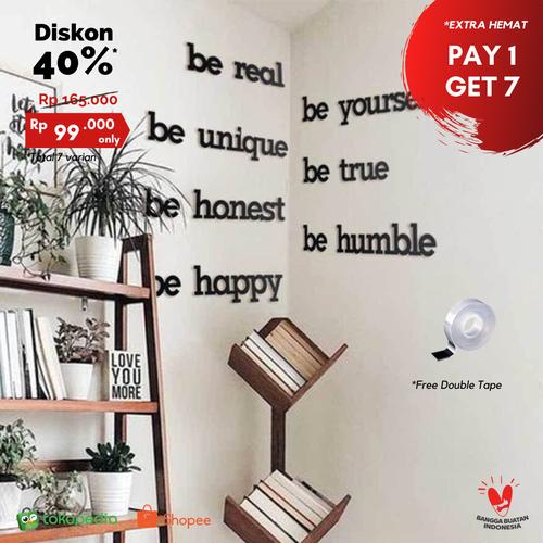 Jual Hiasan Dinding Laser Cut Set Quote Motivasi | Motivational Quote ...