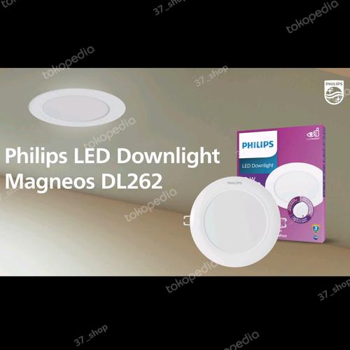 Jual Lampu PHILIPS LED Downlight MAGNEOS Dl262 4 6 9 12 W Watt, putih 6500k - 4 watt - Kota ...