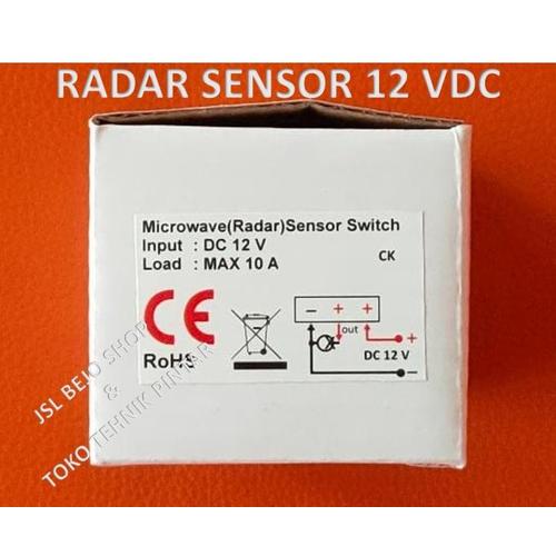 Jual Sensor Gerak Microwave Radar Radar Motion Detector 12vdc Kota Bogor Tamatamania Tokopedia