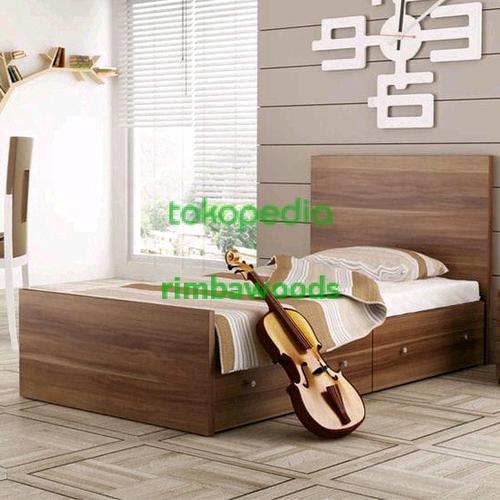 Jual divan minimalis kayu/ ranjang tempat tidur ukrn 160x200 - Jakarta ...