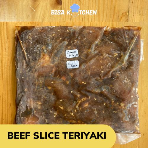 Jual Daging Beef Slice Marinasi Teriyaki Frozen - 500 gram - Jakarta ...