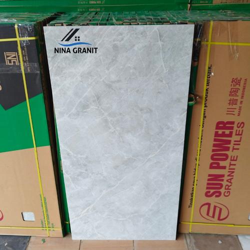 Jual Granit Lantai/ Dinding 60x120 Motif Marmer Abu/Grey Polished Sun ...