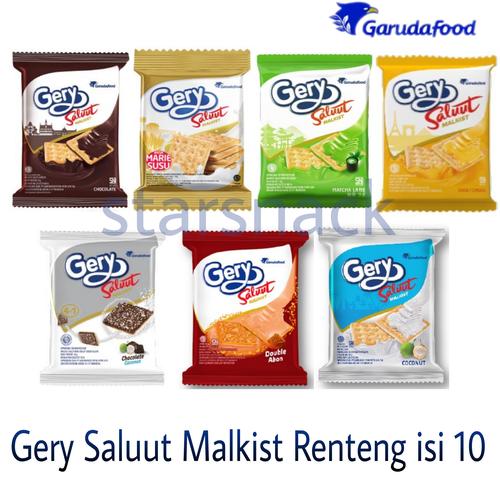 Jual Gery Saluut Malkist Renceng Choc/Matcha/Keju/Tabur Kelapa isi 10pc - kelapa - Kota Surabaya ...