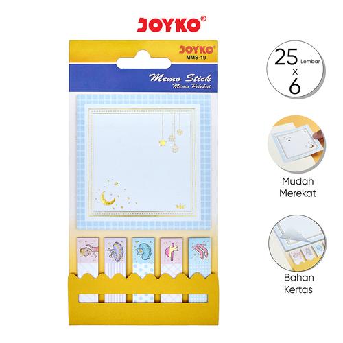 Jual Memo Stick Sticky Note Kertas Memo Memo Tempel Joyko MMS-19 ...