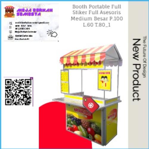 Jual Booth Portable Full Stiker Full Asesoris Medium Besar P.100 L.60 T ...