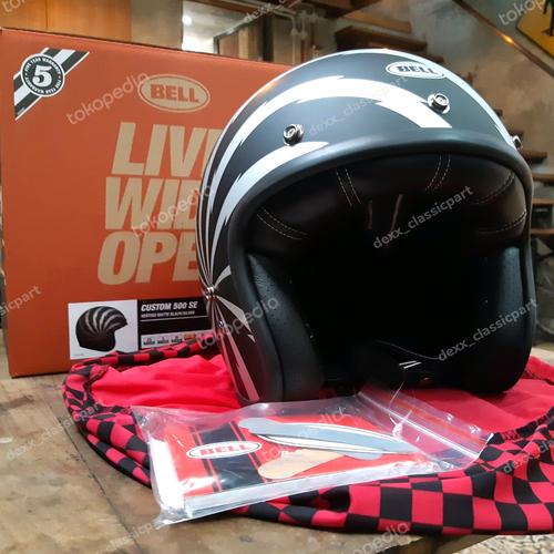 Jual Helm bell custom 500 SE helmet (vertigo matte/black/silver) - Kota ...